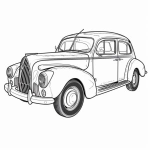 99+ Hình ảnh tranh tô màu ô tô cho bé, ô tô cảnh sát cho bé