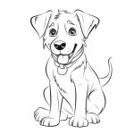 Top 89+ Hình ảnh tranh tô màu con chó cute cho bé tập tô