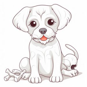 Top 89+ Hình ảnh tranh tô màu con chó cute cho bé tập tô