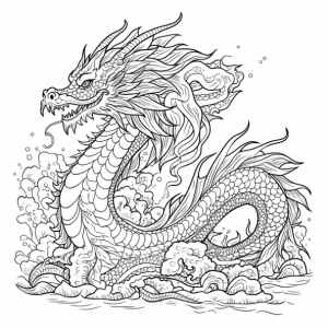 Tổng hợp+ 79 Tranh tô màu con rồng cho bé tập tô