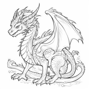 Tổng hợp+ 79 Tranh tô màu con rồng cho bé tập tô