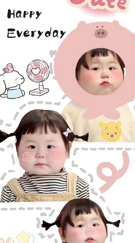 Tổng hợp 89+ Hình nền em bé dễ thương, cute xỉu