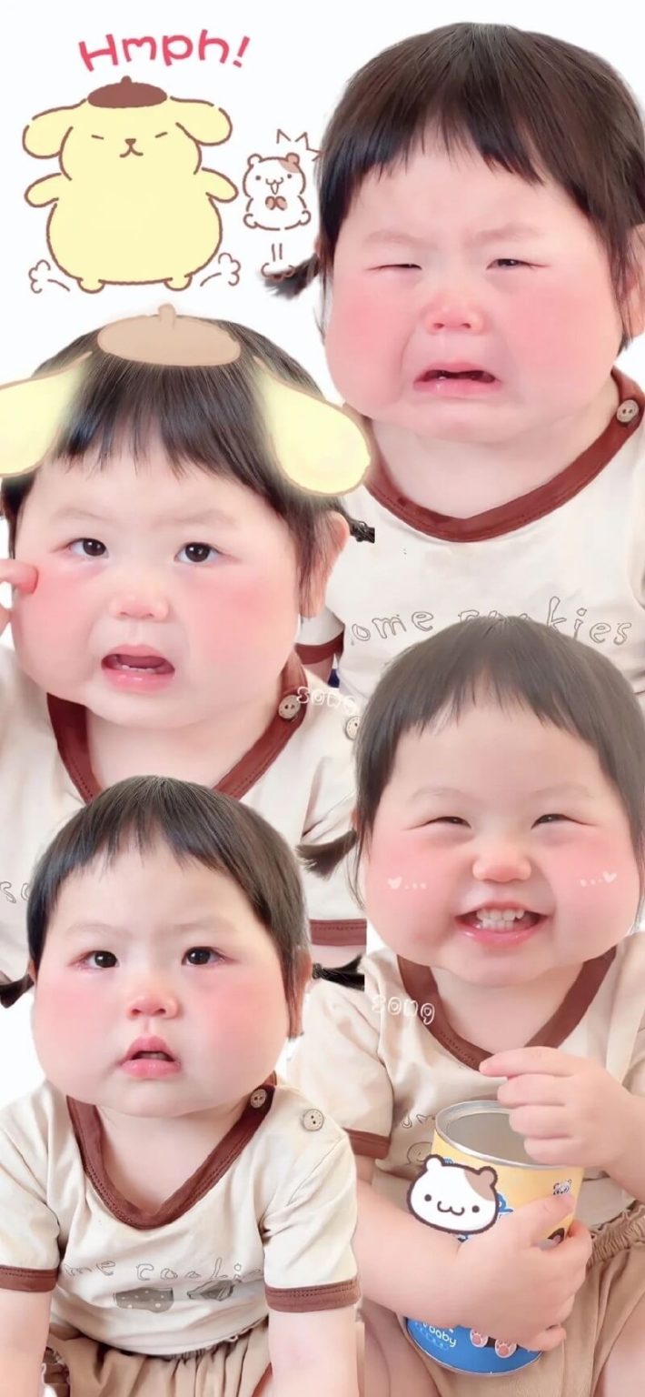 Tổng hợp 89+ Hình nền em bé dễ thương, cute xỉu