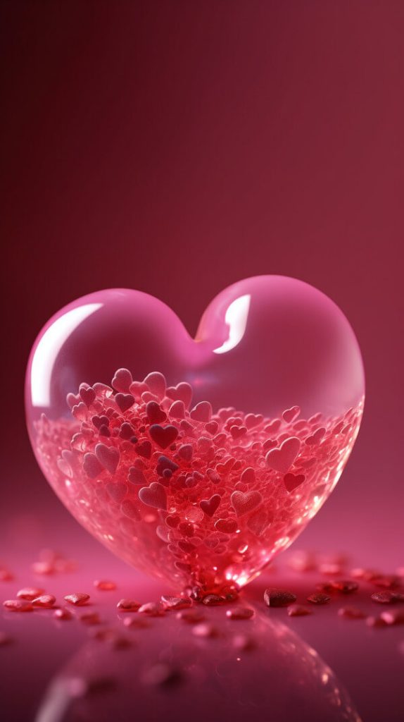 Tổng hợp 89+ Hình nền trái tim cute màu hồng đẹp nhất